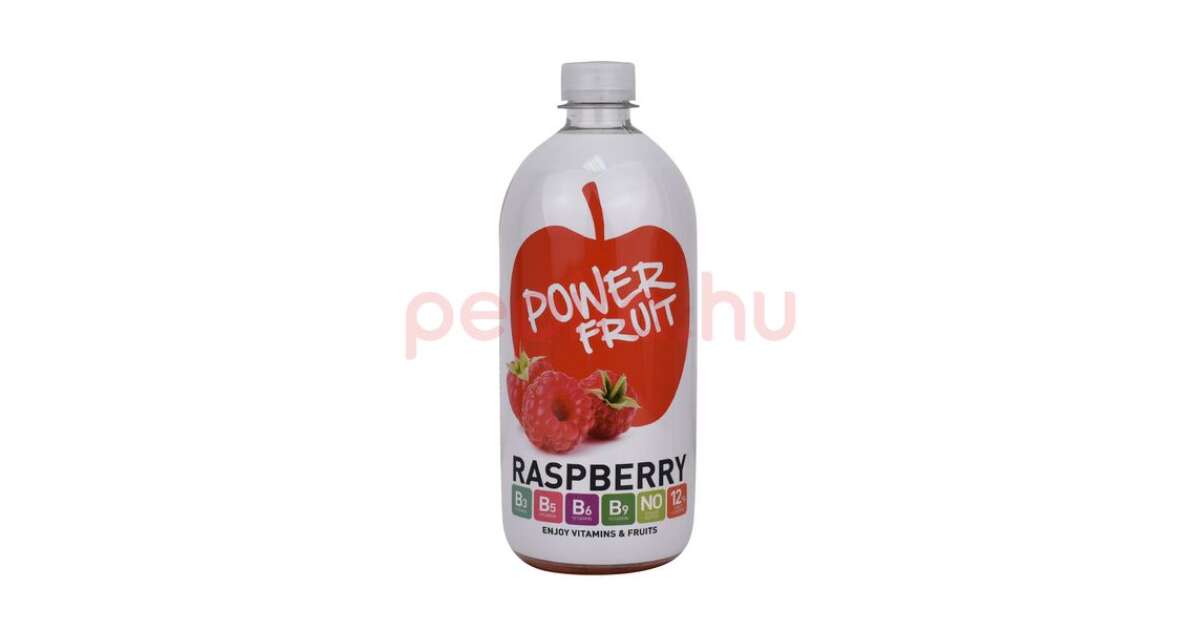 POWER FRUIT DRINK WITH RASPBERRY FLAVOURED STEVIA 750ML | Pepita.com
