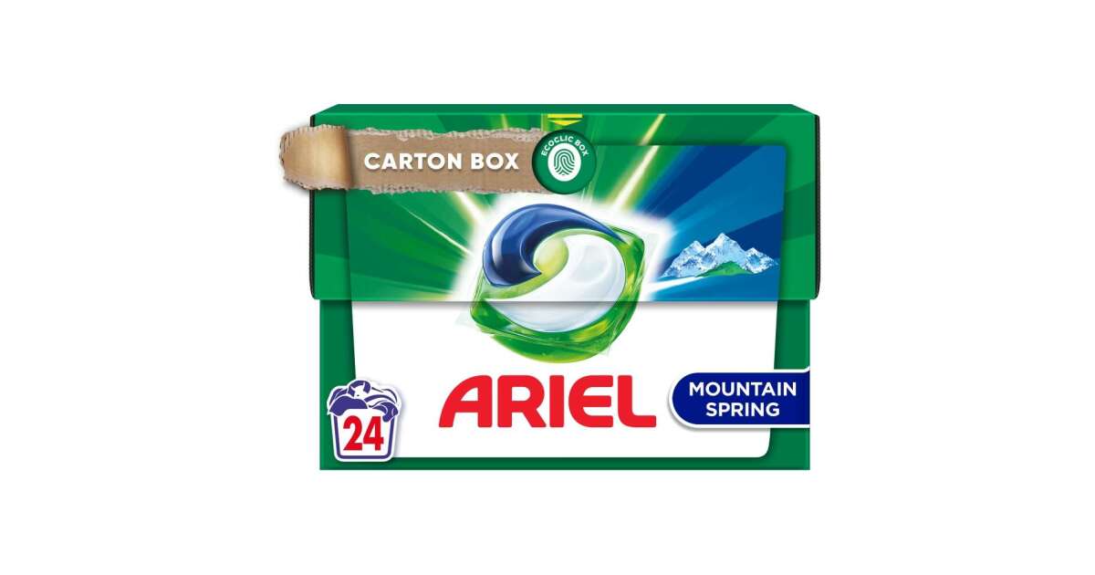 Ariel Allin1 Pody Mountain Spring Kapsule na pranie 3x24 praní | Pepita.com