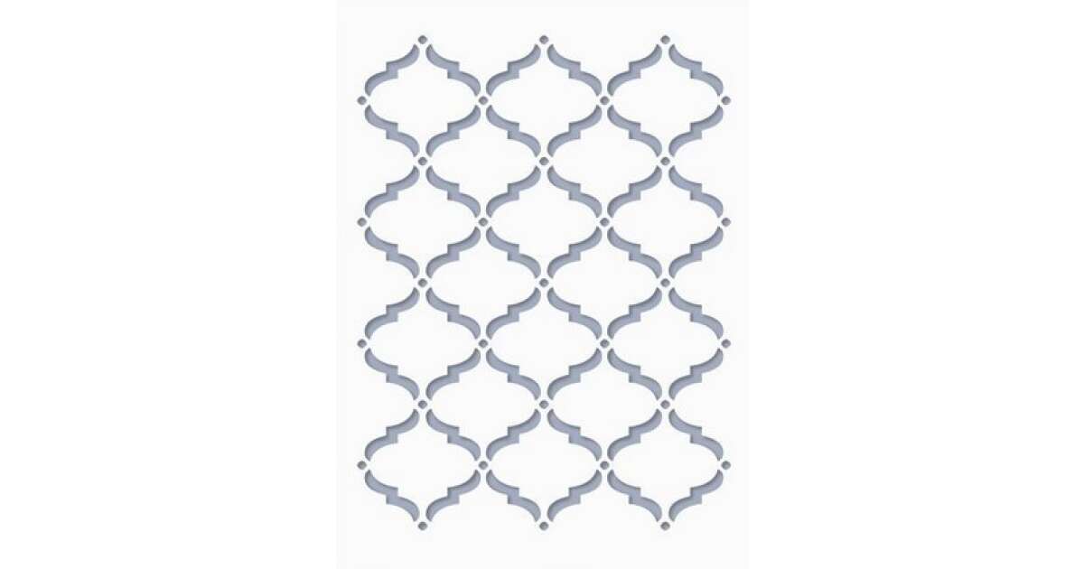 Stencil / Sablon HDS15-058 15*20cm*0,1mm Marrakesh | Pepita.hu