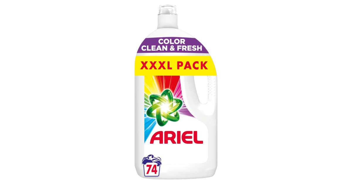 Ariel Color Clean & Fresh Detergent lichid 3,7L - 74 spălări | Pepita.com