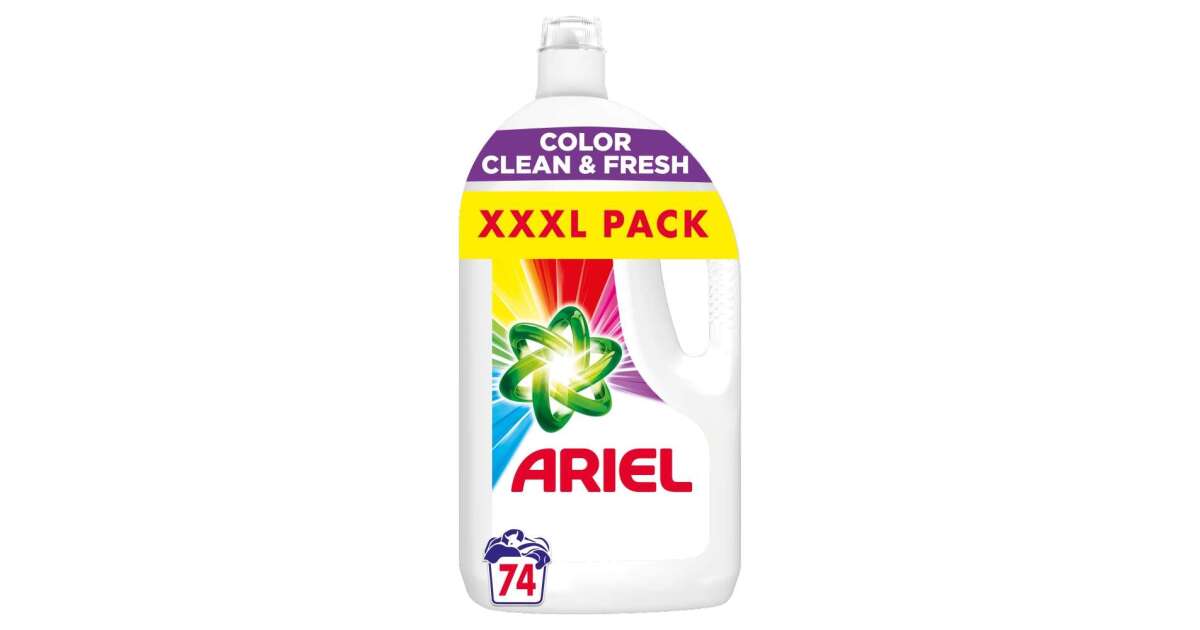 Ariel Color Clean & Fresh liquid detergent 2x3,7L - 148 washes | Pepita.com