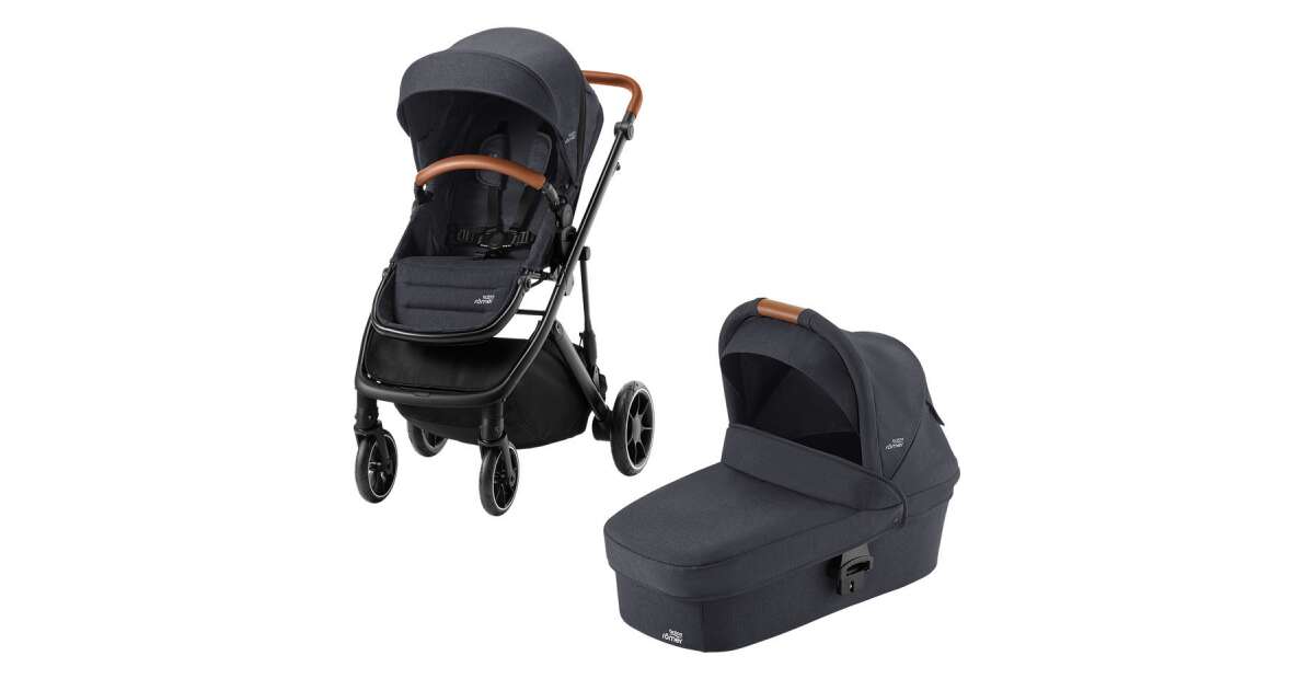 Britax Römer Strider M sport babakocsi + Strider M mózeskosár - Black ...