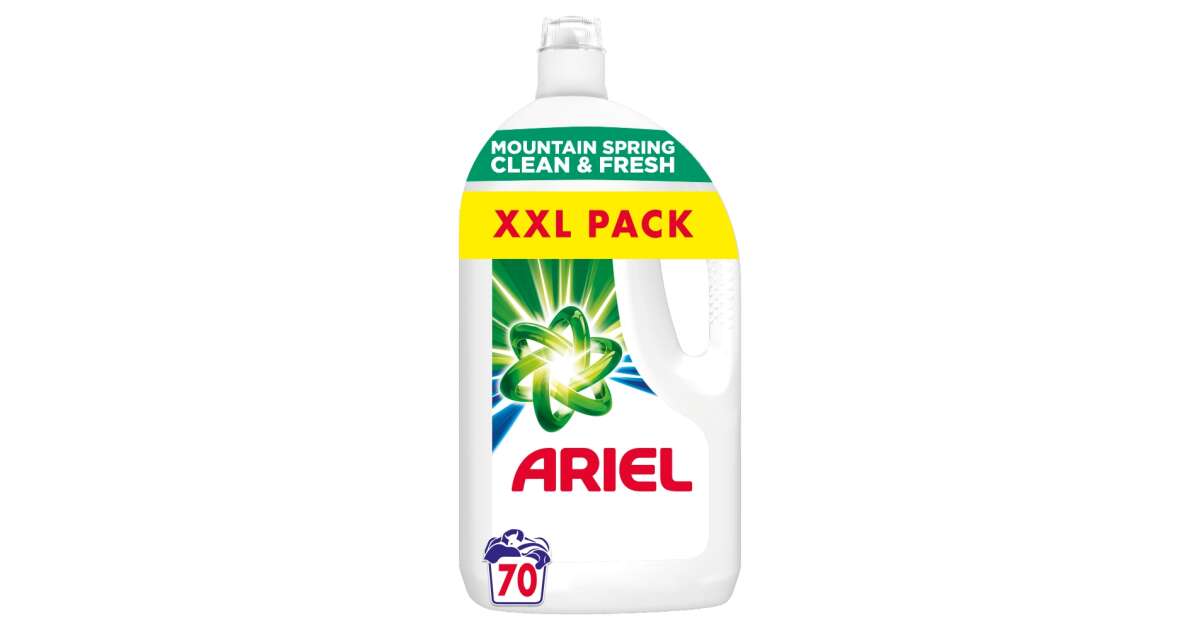 Detergent lichid Ariel Mountain Spring Clean & Fresh 3,5L - 70 de ... Detergent lichid Ariel Mountain Spring Clean & Fresh 3,5L - 70 de ...