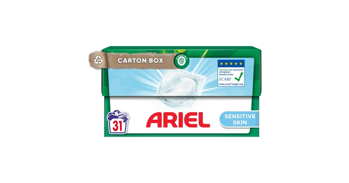 Ariel Sensitive & Baby Skin Allin1 PODS Mosókapszula 31 mosás | Pepita.hu