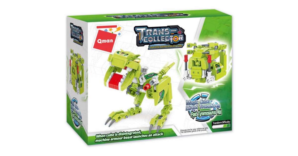 QMAN® 41203 | lego-kompatibilis építőjáték | ÚJ: Csoda Kocka | T-rex ...
