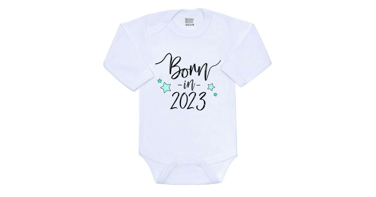 New Baby Body nyomtatással New Baby Born in 2023 6-9 hó (74 cm) | Pepita.hu