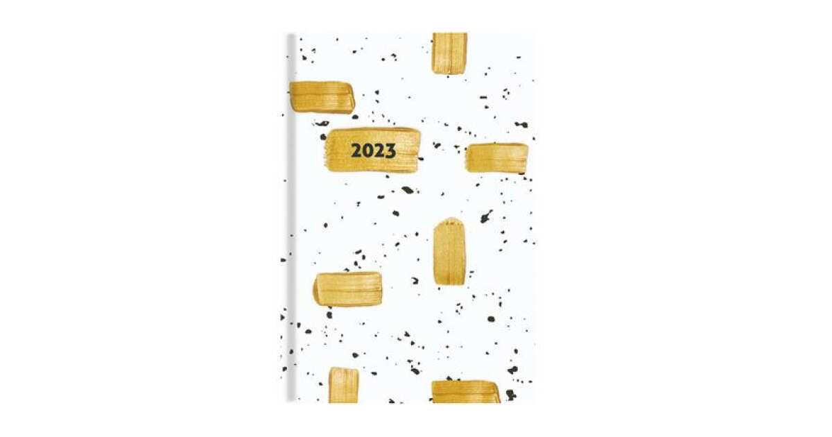 TOPTIMER Joy B6 Aranyfesték mintás Napi tervező Naptár | Pepita.hu