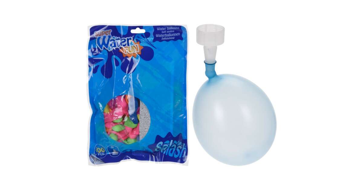 Super Water Fun Önzáró Vízibombák - 100 db | Pepita.hu