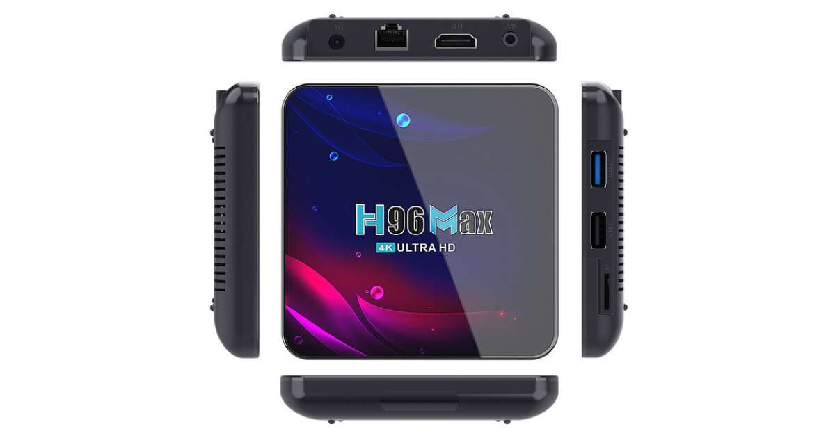 H96 MAX V11 Android 11 2GB RAM 16GB ROM Mini PC TV Box médialejátszó ...