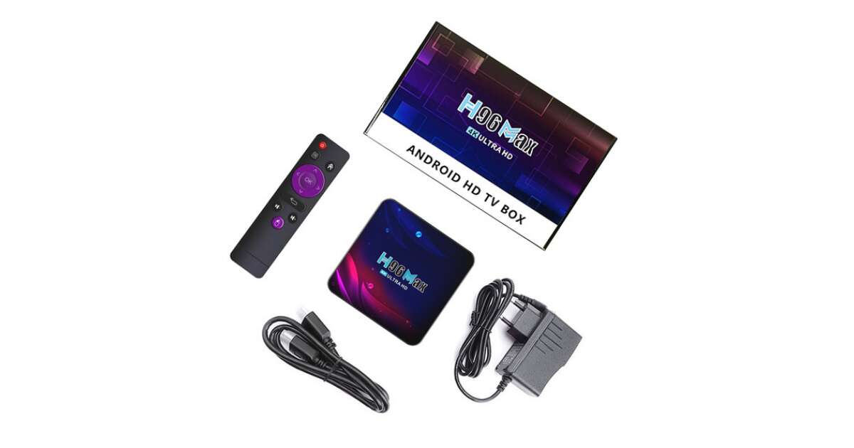 H96 MAX V11 Android 11 2GB RAM 16GB ROM Mini PC TV Box médialejátszó ...