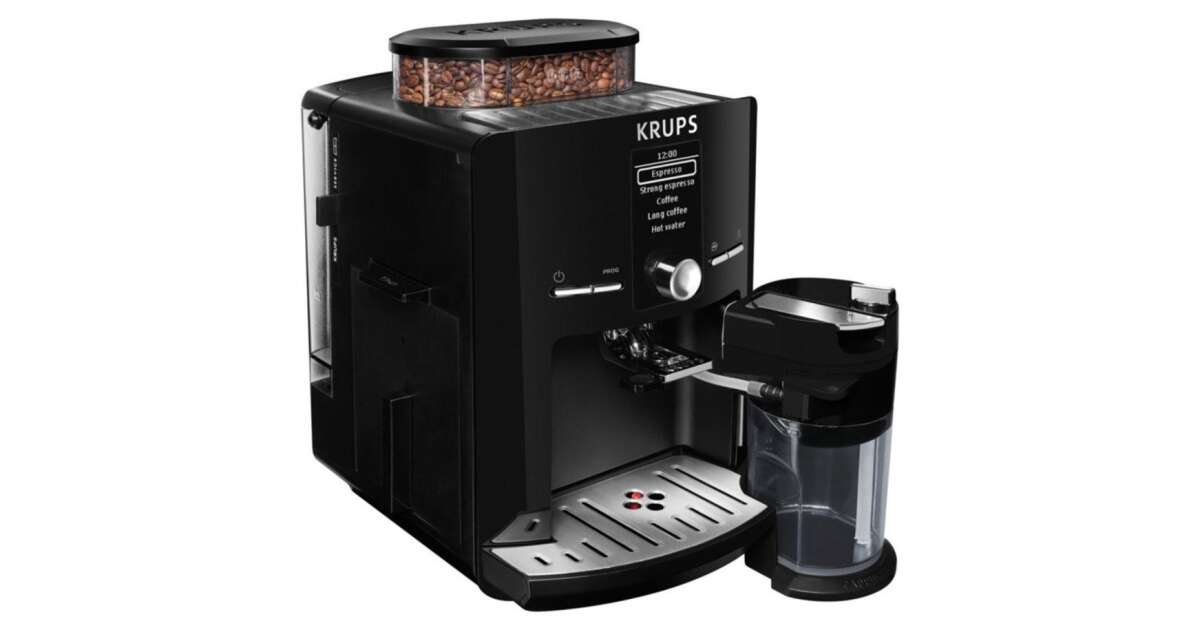 Krups EA829810 Latt'Espress fekete automata kávéfőző | Pepita.hu