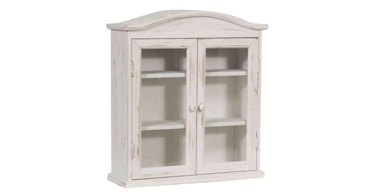 Shabby Chic üveges fali vitrin | Pepita.hu