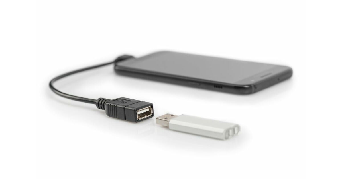 Digitus Micro-USB B auf USB A Adapterkabel - 15cm | Pepita.com