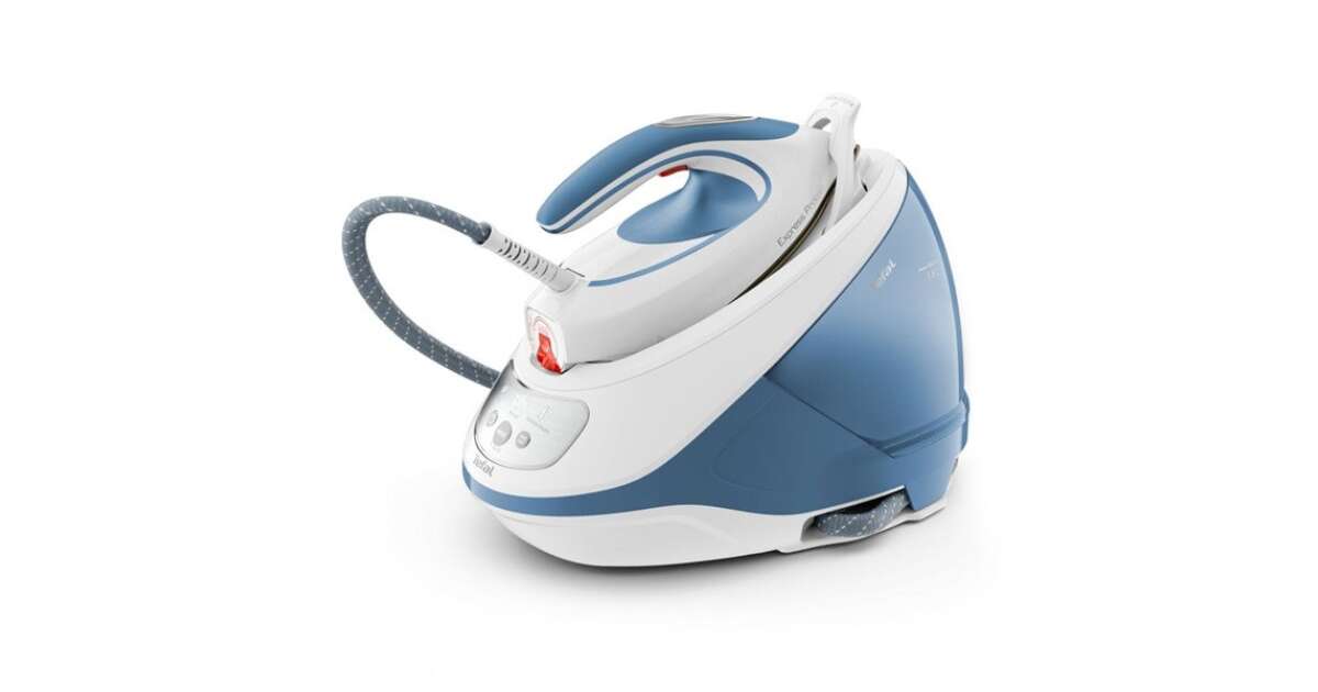Tefal SV9202E0 Pro Express Protect ohne Kessel blau-weiß Dampfstation ...