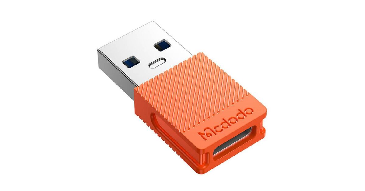 USB-C to USB 3.0 adapter, Mcdodo OT-6550 (orange) | Pepita.hu