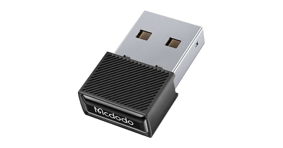 USB Bluetooth 5.1 adapter for PC, Mcdodo OT-1580 (black) | Pepita.hu