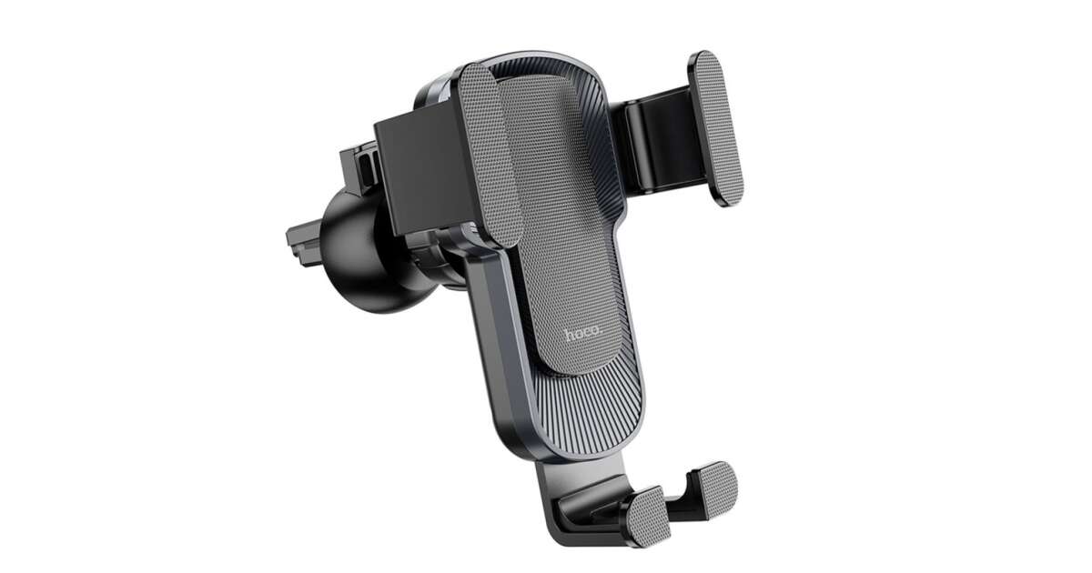 Hoco CA103 Gravity Szellőzőrácsra Rögzíthető Autós Telefontartó Fekete ...