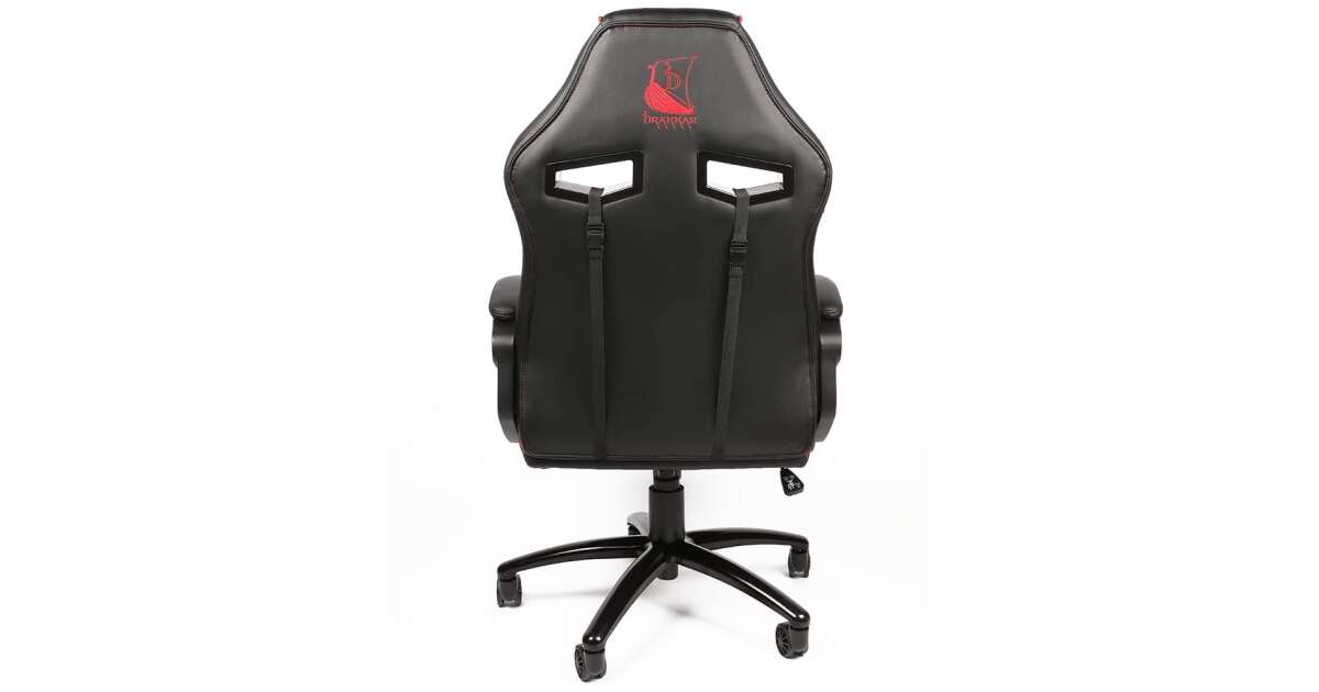 Konix KX DK GC THOR DRAKKAR Thor Gaming chair with headrest lumbar support black red
