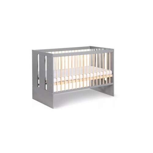 Klups Pauline kiságy + 60x120 - grafitszürke & fenyő | Pepita.hu