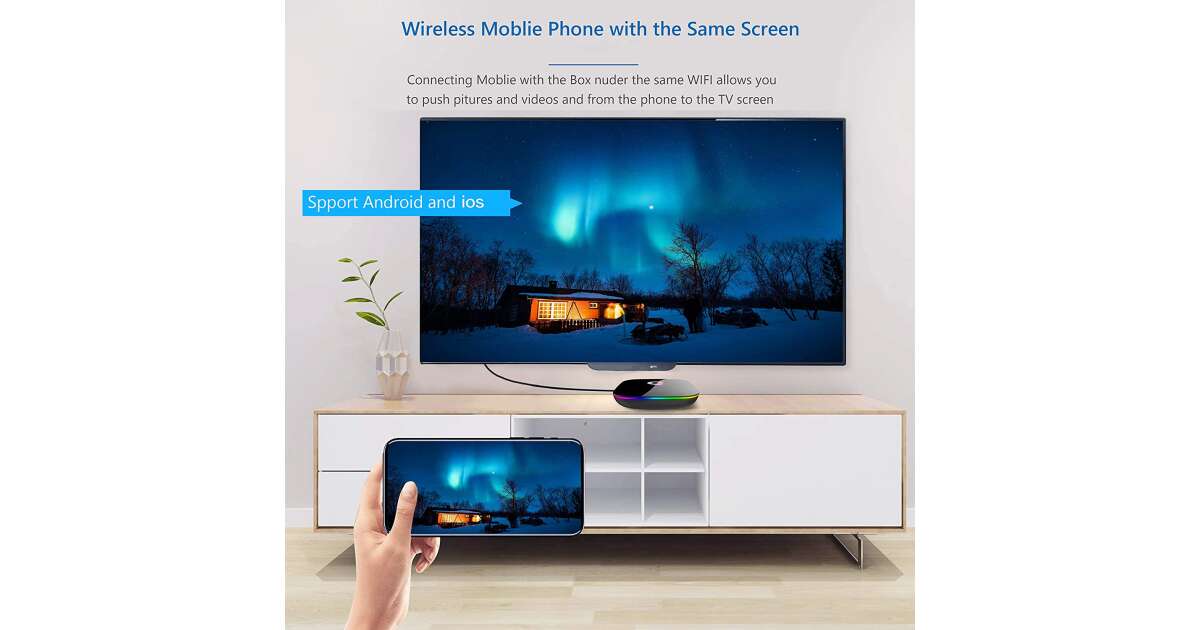 MEIQ-IT Smart TV adapter – Q PLus Ultra HD TV okosító – Android 9.0 ...