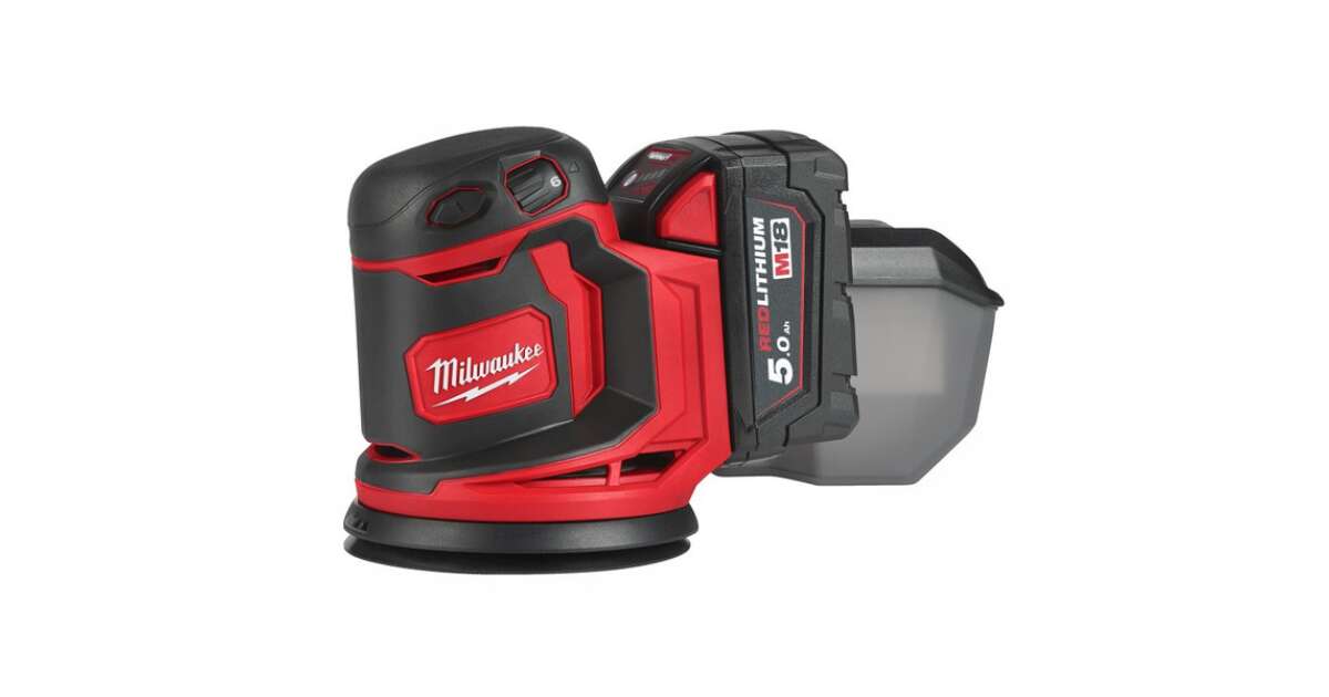 Milwaukee M18BOS125-502B M18™ EXCENTER CSISZOLÓGÉP 125 MM (4933464229 ...