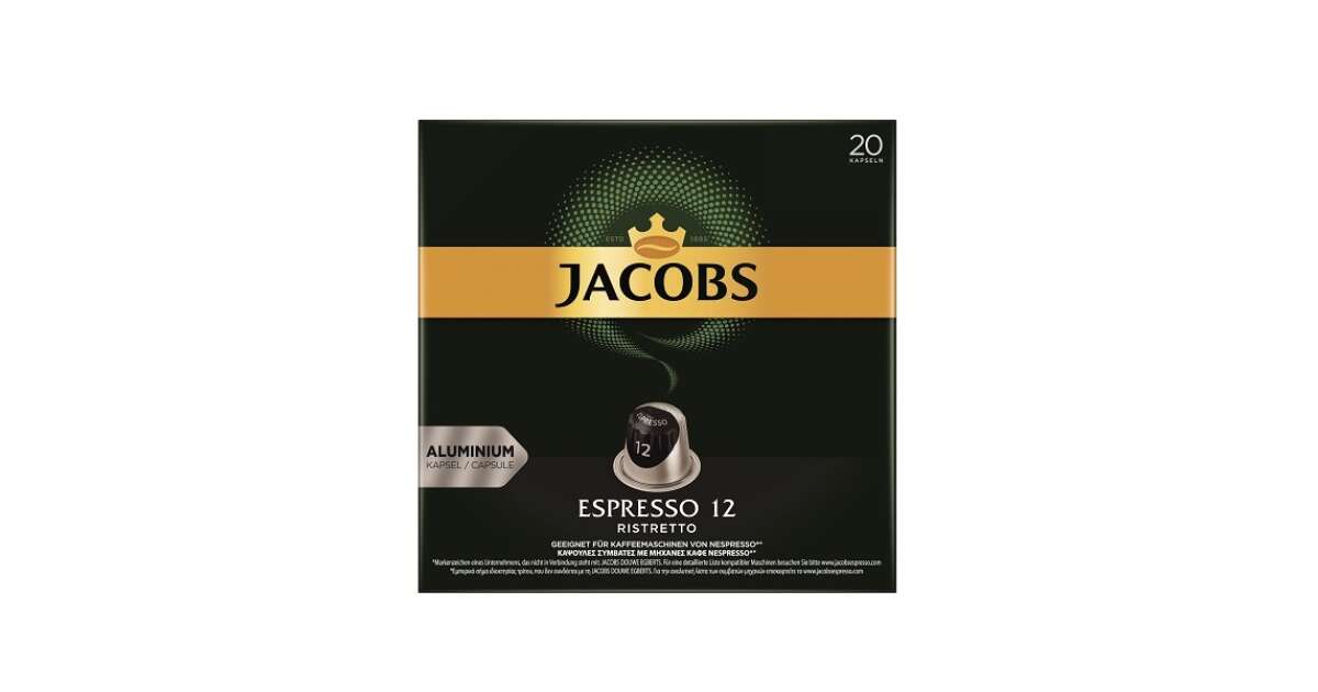 Douwe Egberts Jacobs Espresso Ristretto 20 capsule de cafea | Pepita.com