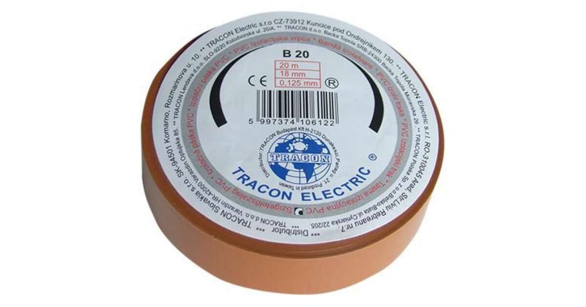 SZIG.SZALAG 20m 19mm BARNA - (TR-B20) | Pepita.hu