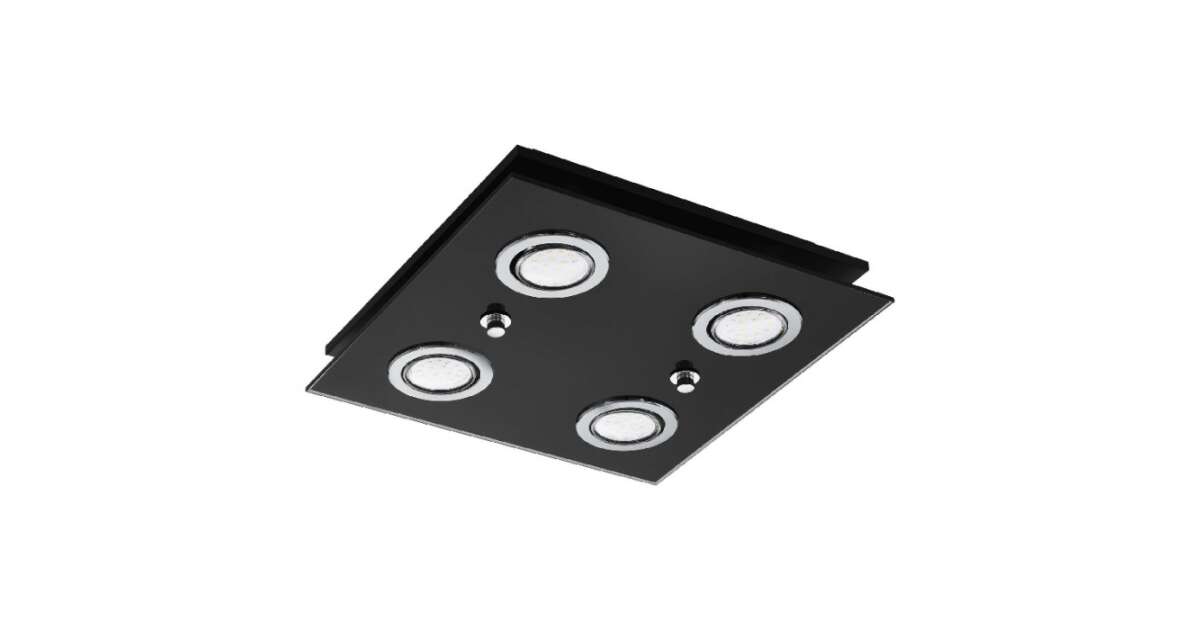 GRATTINO LED menny.GU10 4x3W fek@ - (EGLO-33804) | Pepita.hu