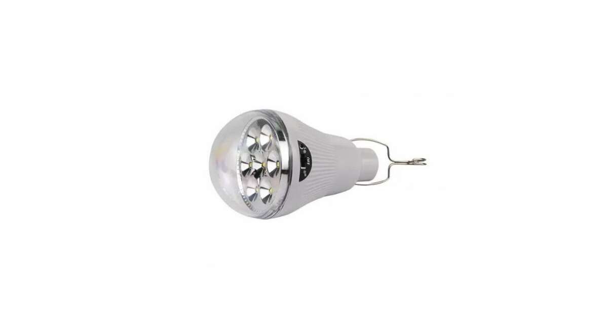 Újratölthető LED Lámpa CL-028 Napelemmel 10W 5600K 6V Led | Pepita.hu