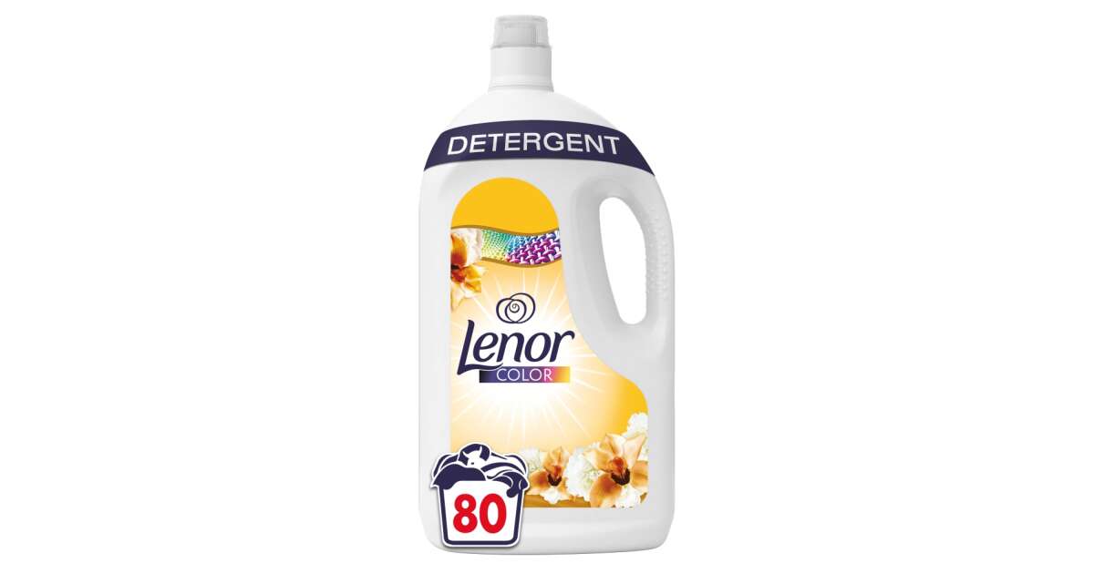 Lenor Vanilla Orchid & Golden Amber Liquid Detergent 4l - 80 washes ...