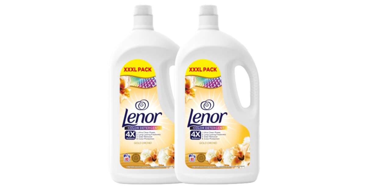 Lenor Vanilla Orchid & Golden Amber Detergent lichid pentru rufe Lenor ...