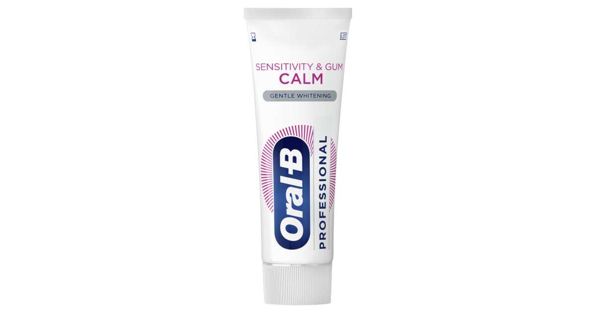 Oral-B Professional Sensitivity & Gum Calm Gentle Whitening Toothpaste ...