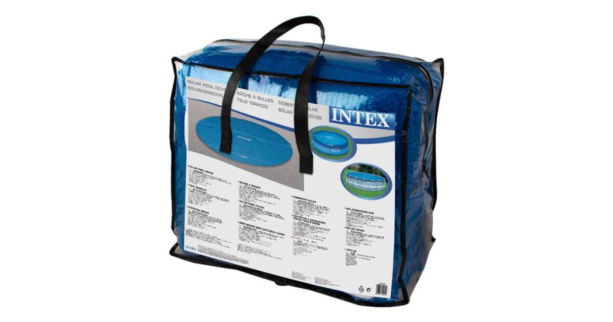 Intex 4,88m x 2,44m prémium medence szolártakaró (méretre is vágható ...