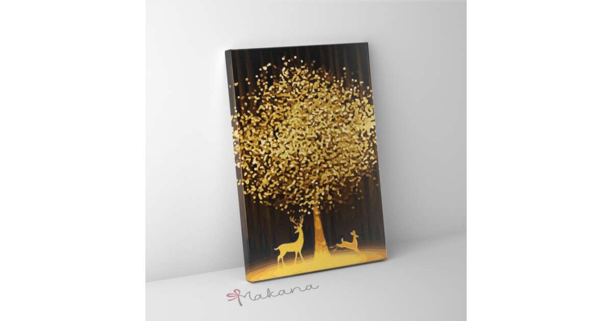 Aranyszarvas Számfestő Készlet - 40x50 cm | Pepita.hu