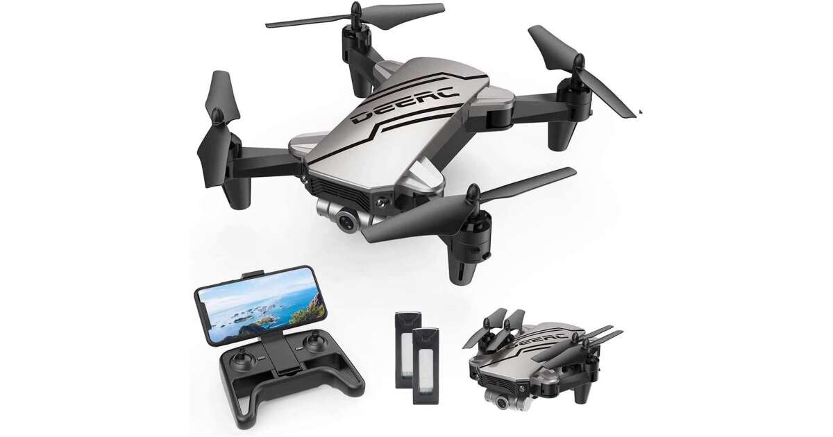 DEERC D20 összecsukható drón FPV kamerával, távirányítóval | Pepita.hu