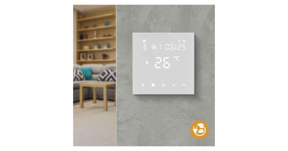 GoSmart Termostat digital de cameră pentru încălzire prin pardoseală ...