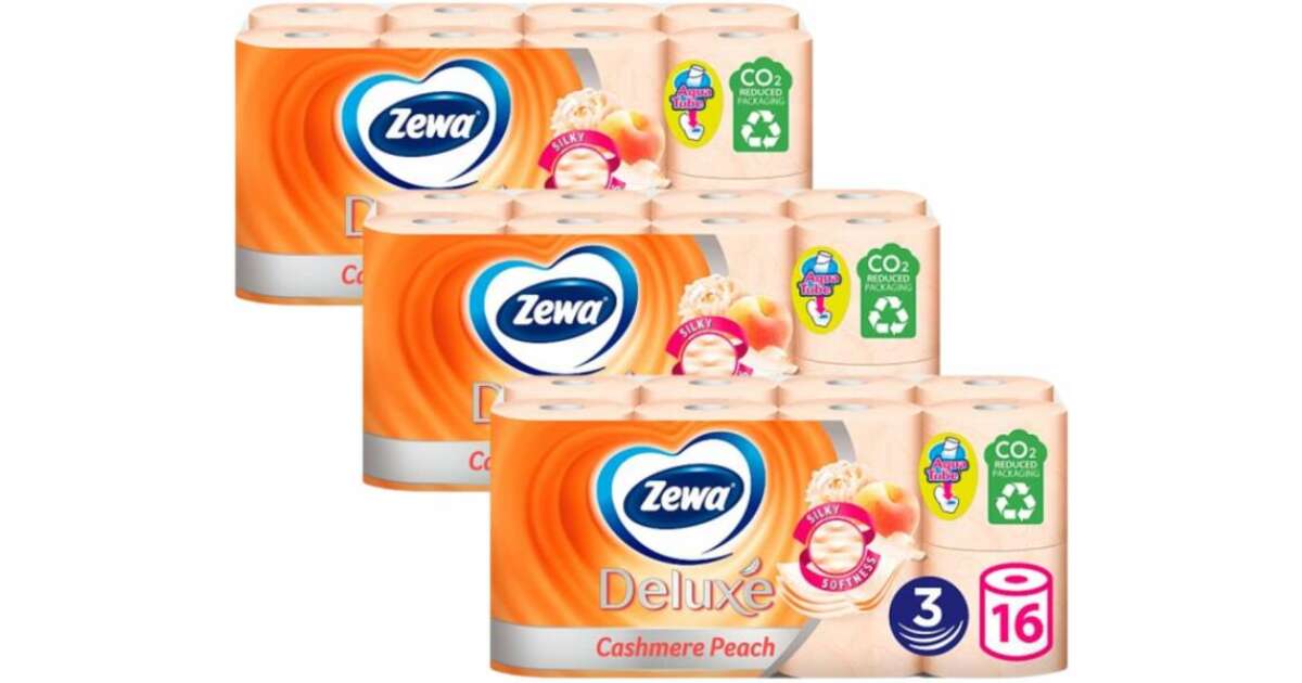 Zewa Barack 3 x 16 tekercs 3 rétegű wc papír | Pepita.hu