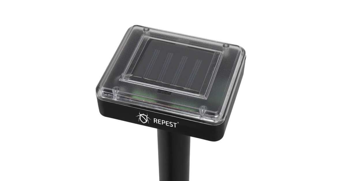 Repest napelemes ultrahangos Vakondriasztó 2db #fekete | Pepita.hu