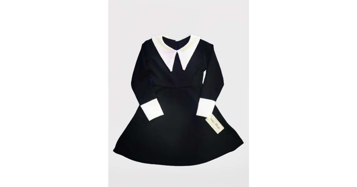 Wednesday Addams gyerek ruha | Pepita.hu