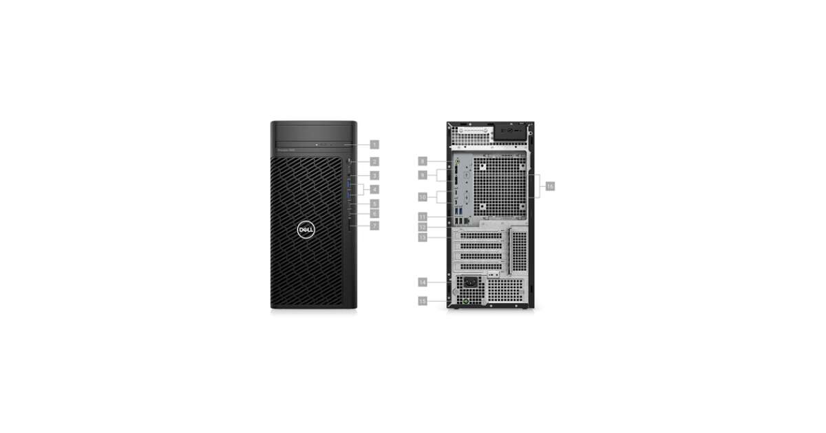 Dell precision 3660 mt, intel core i7-12700k (5.0 ghz), 32gb, 512gb ssd ...