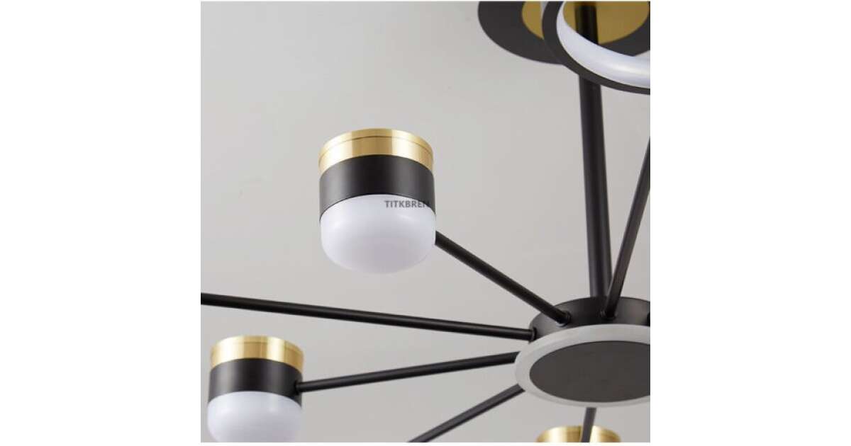 LMP8 mennyezeti világítótest LED csillár 68W fekete 128x50 cm | Pepita.hu