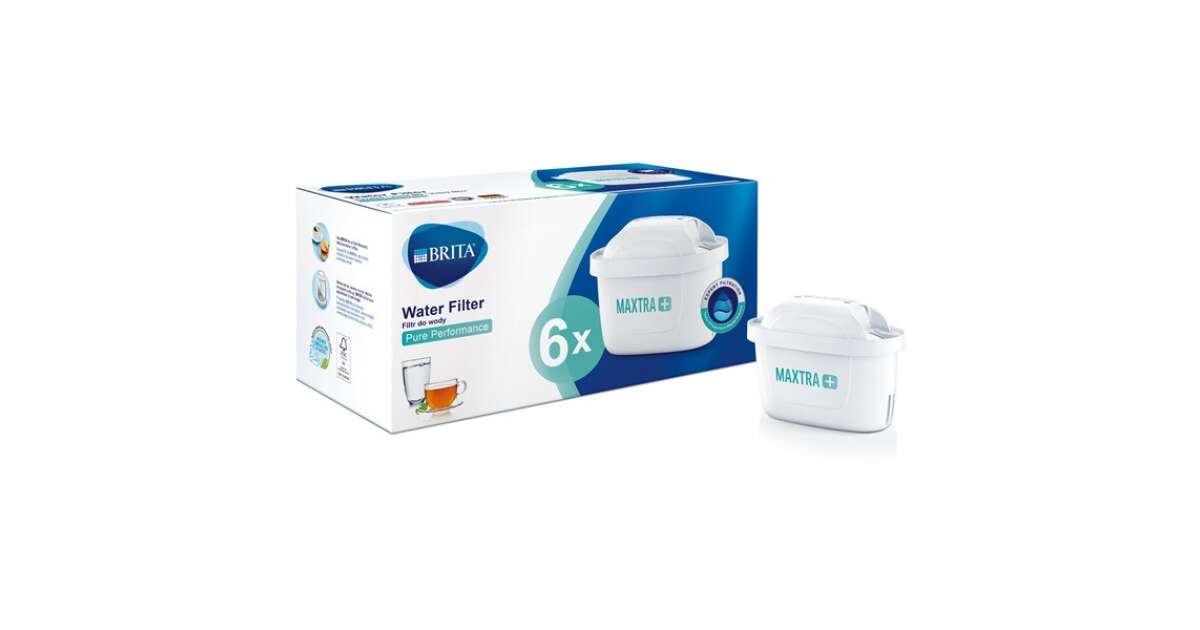 Brita BRH1042551 Maxtra Plus Pure Performance 6 db-os szűrőbetét ...