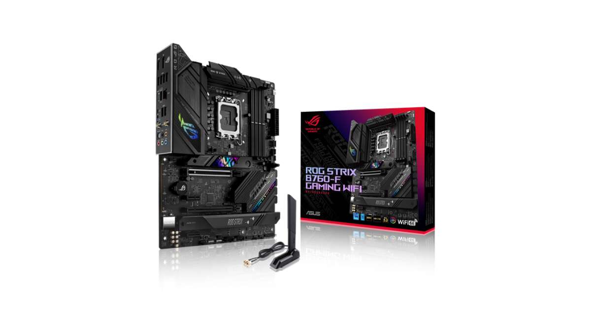 ASUS ROG STRIX B760-F GAMING WIFI Intel B760 LGA 1700 ATX | Pepita.com