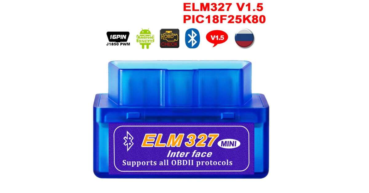 Sprinter BLUE ELM327 OBD II Univerzális autó diagnosztika Bluetooth ...