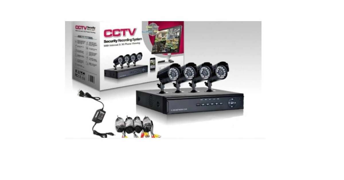 SPRINTER CCTV 4 kamerás Online megfigyelő rendszer, kamerarendszer, megfigyelő központtal és ...