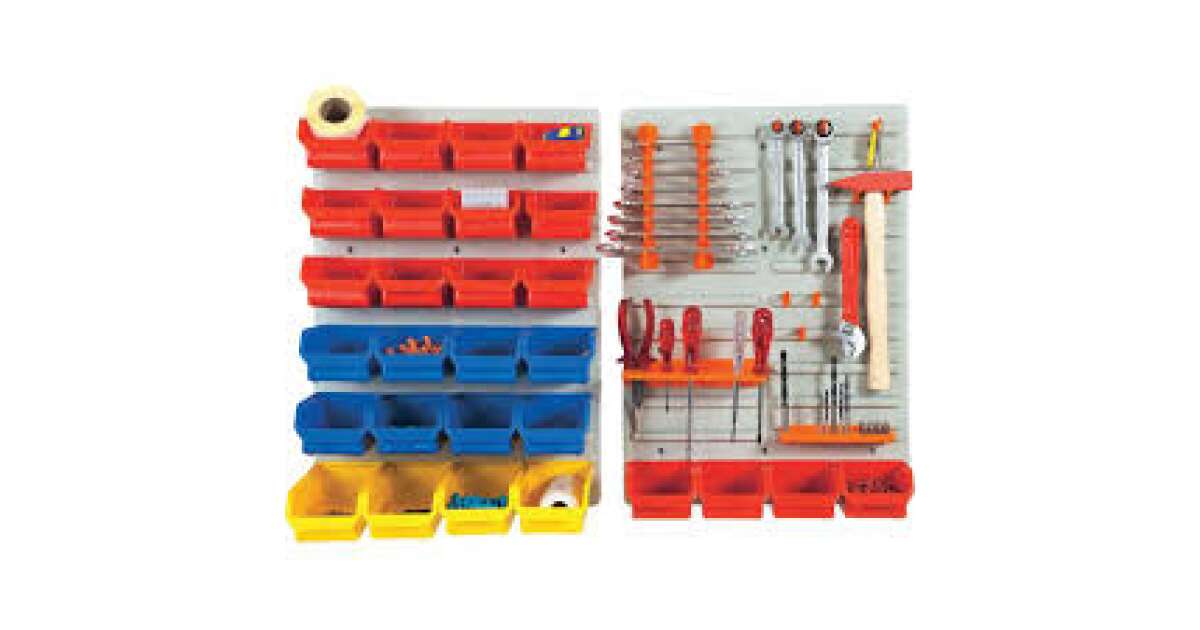 HANDY Fali szerszám rendező Csavarok és szerszámok tárolására 10944 ...