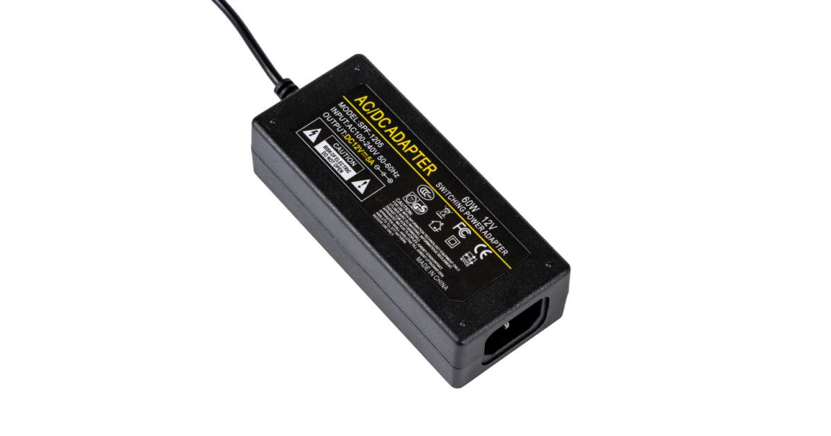 4cars AC/DC adapter 230V-12V 5A 60W szivargyújtó aljzattal - 95934 ...
