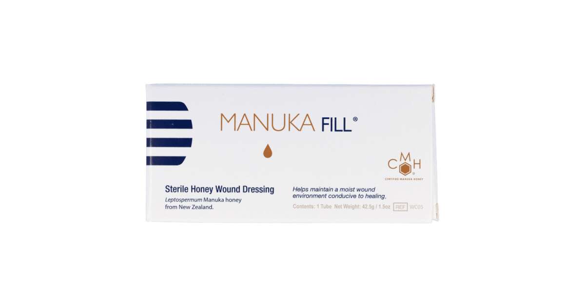 Manuka FILL antibakteriális orvosi sebkezelő manuka méz, 100%, 42,5g ...