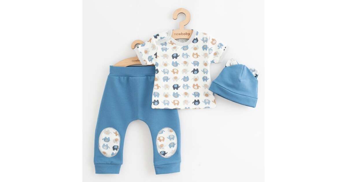 New Baby 3-részes együttes New Baby Magic elefánt 6-9 hó (74 cm ...