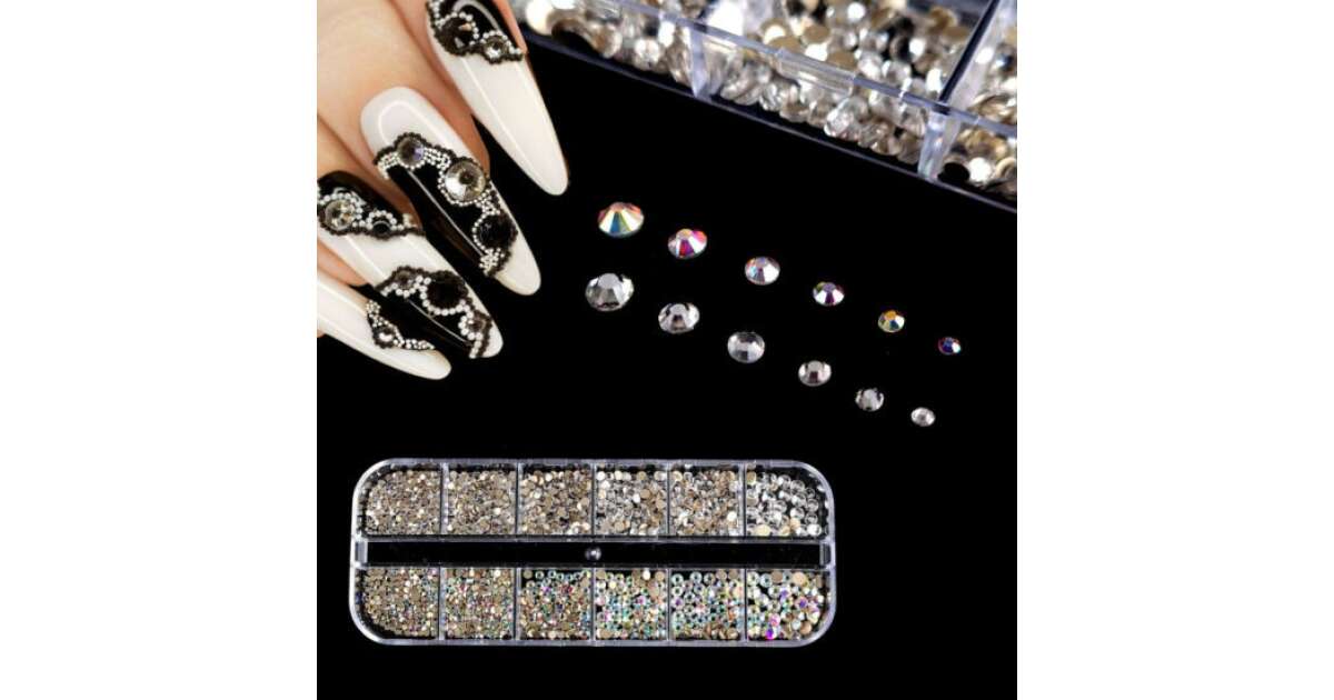 Strassz box SS3-SS10 - ezüst | Pepita.hu